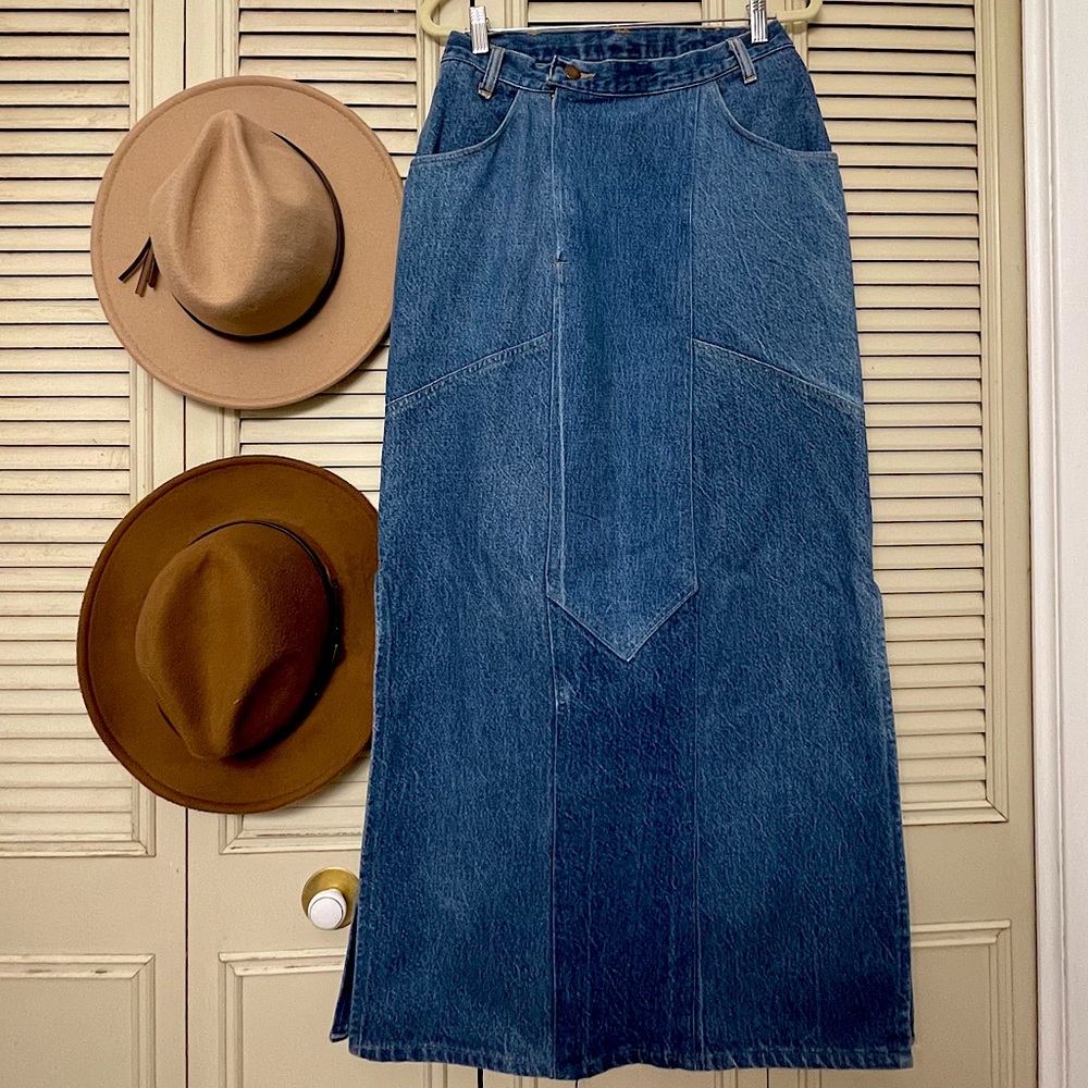 70’s Rustler Denim Skirt - Gem